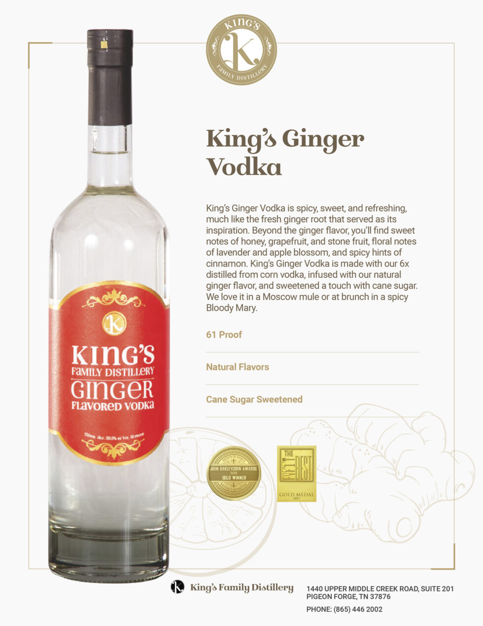 Trade Products - King's Family Distillery