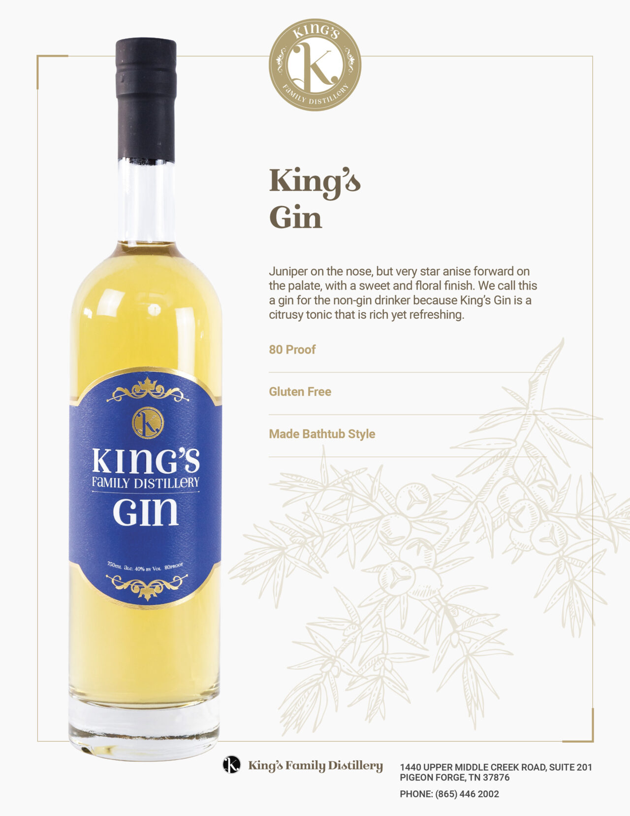 Trade Products - King's Family Distillery