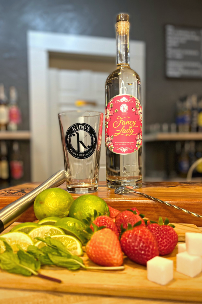 Fancy Lady Rum Strawberry Mojito - King's Family Distillery