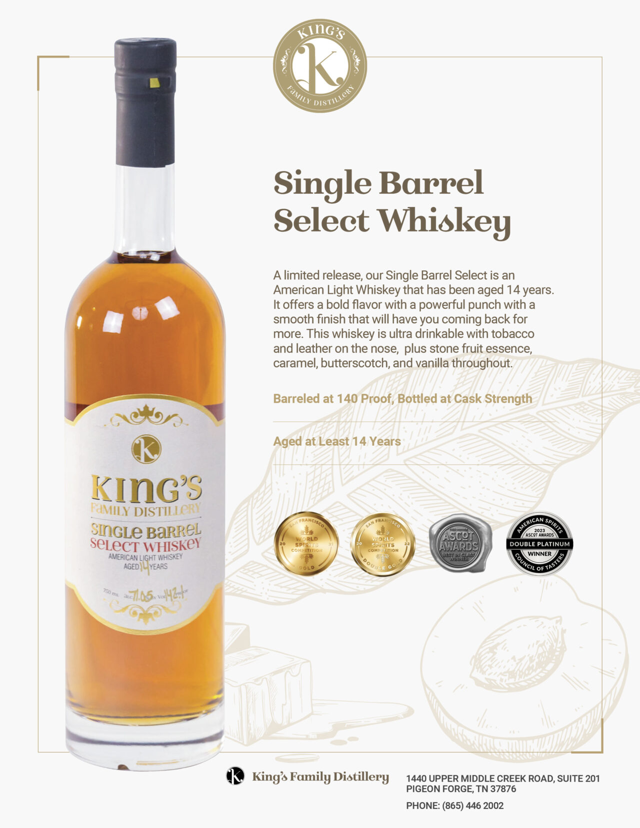 Trade Products - King's Family Distillery